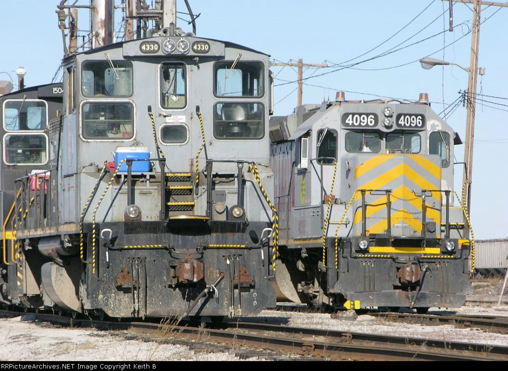 KCS 4330 and GWWR 4096